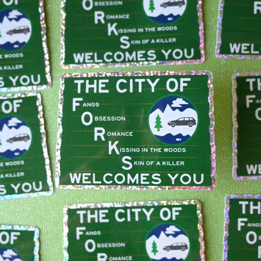 Forks Sign *sticker* – Tiny Made